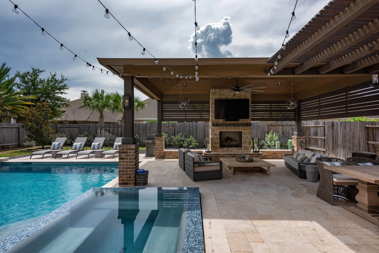 Pergolas & Shade Structures - Sunset Pools